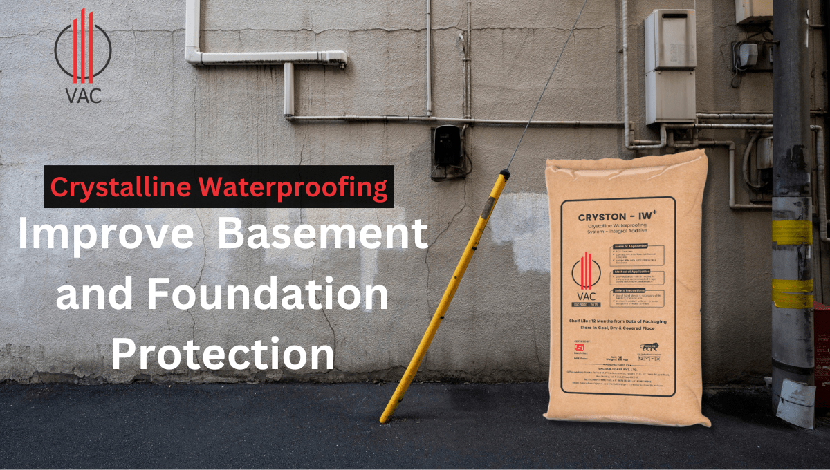 How Crystalline Waterproofing improve Basement and Foundation Protection